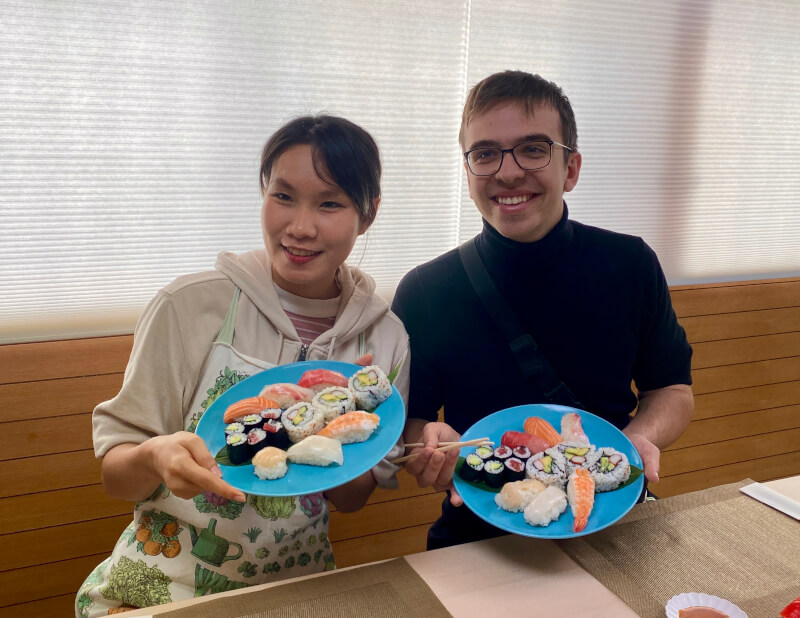 Kate's Hands-On Sushi Class. Meet at 3pm. "Sushi Creation Experience:3 ...